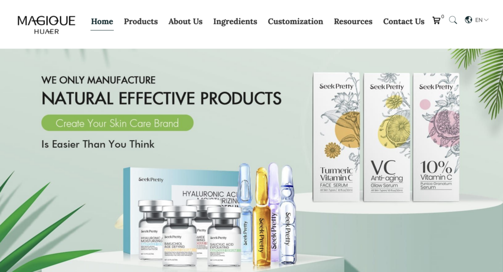 Top 7 China Private Label Skin Care Manufacturers Cosmetics